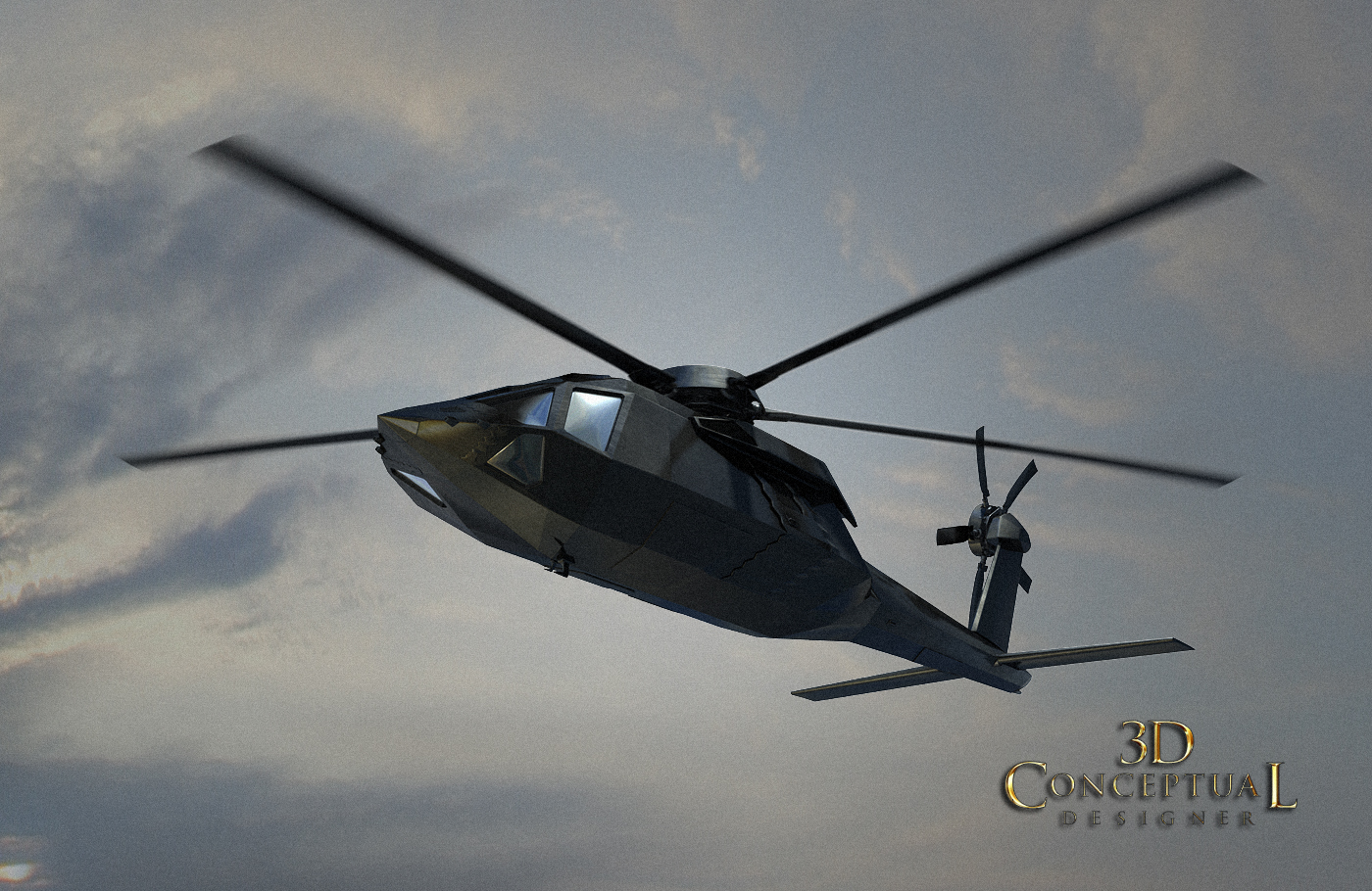 3DconceptualdesignerBlog: Project Review: Steath "Blackhawk" Helicopter ...